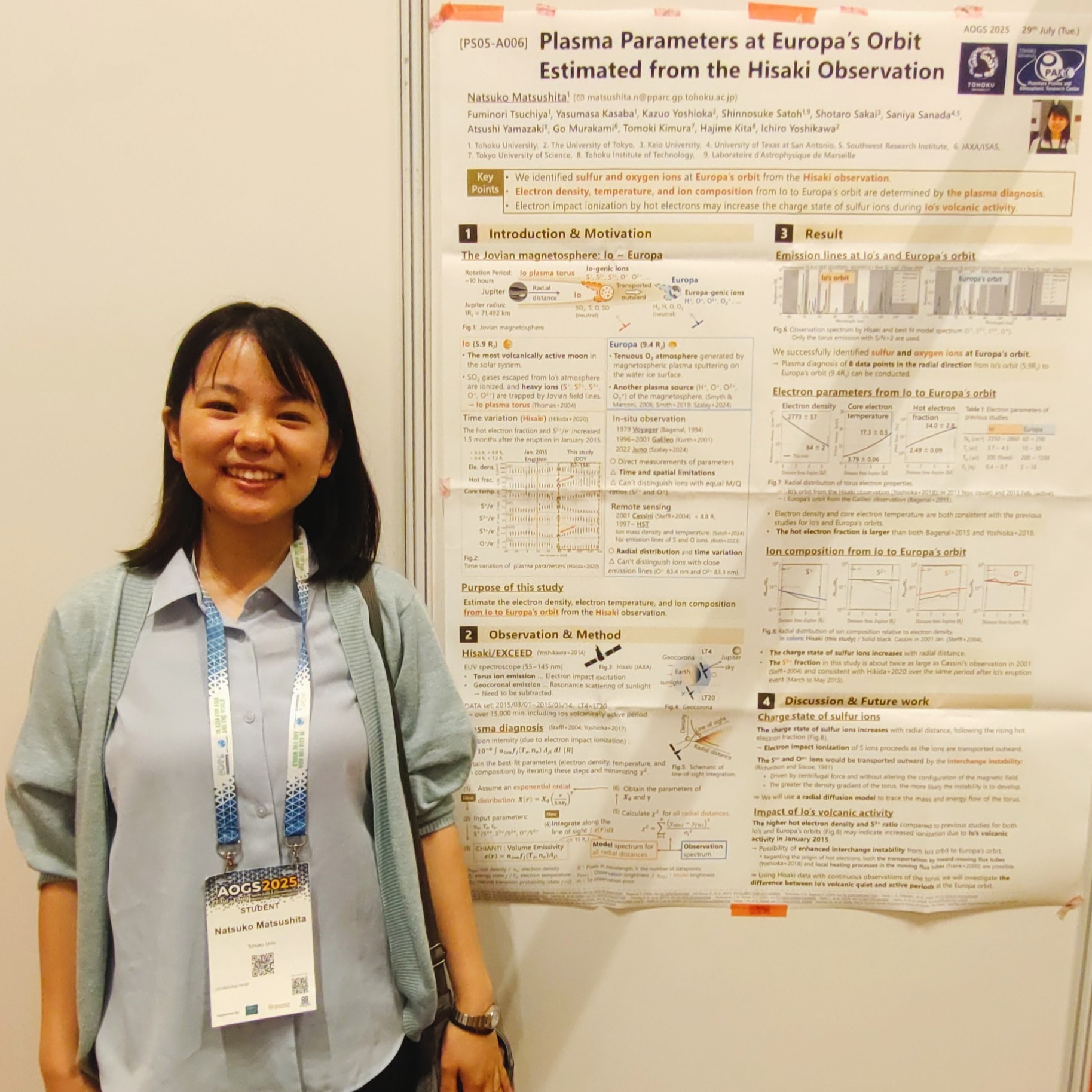 AOGS 2025 in Singapore に参加しました (2025/7/28-8/1) – 惑星プラズマ大気研究センター 東北大学